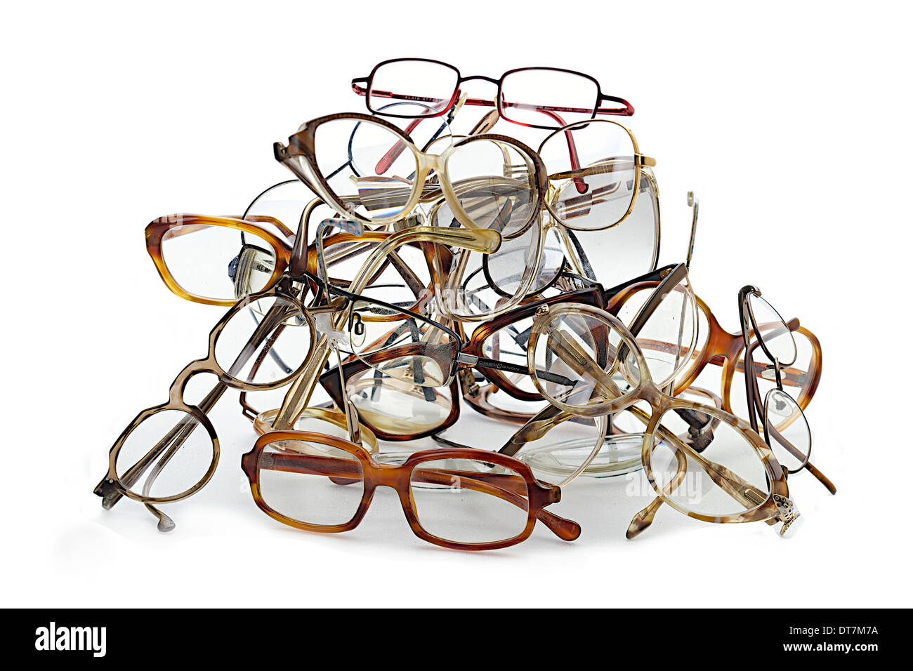 Pile eyeglasses hi-res stock photography and images - Alamy