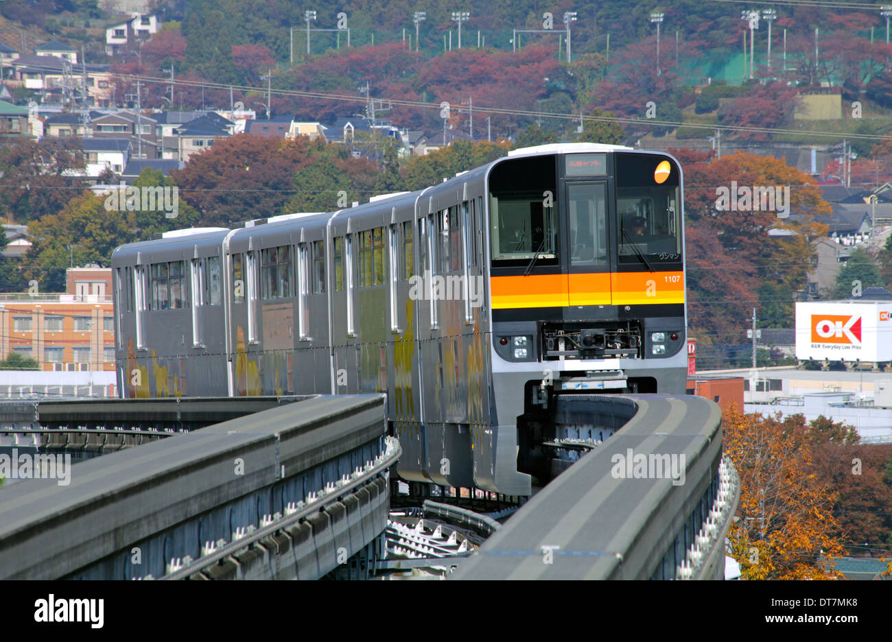 Tama Toshi Monorail Line Tokyo Japan Stock Photo - Alamy
