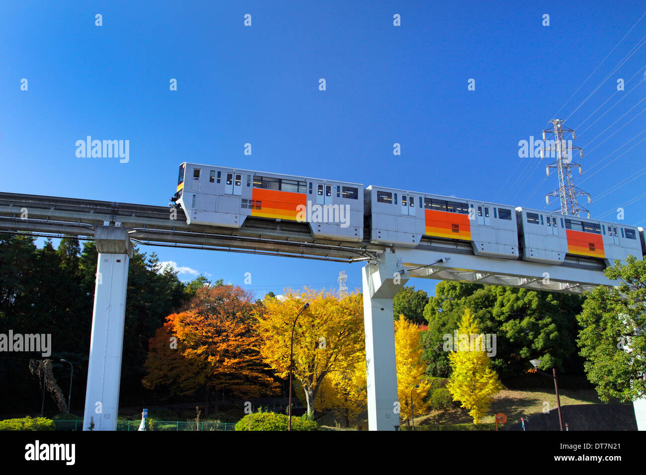Tama Toshi Monorail Line Tokyo Japan Stock Photo - Alamy