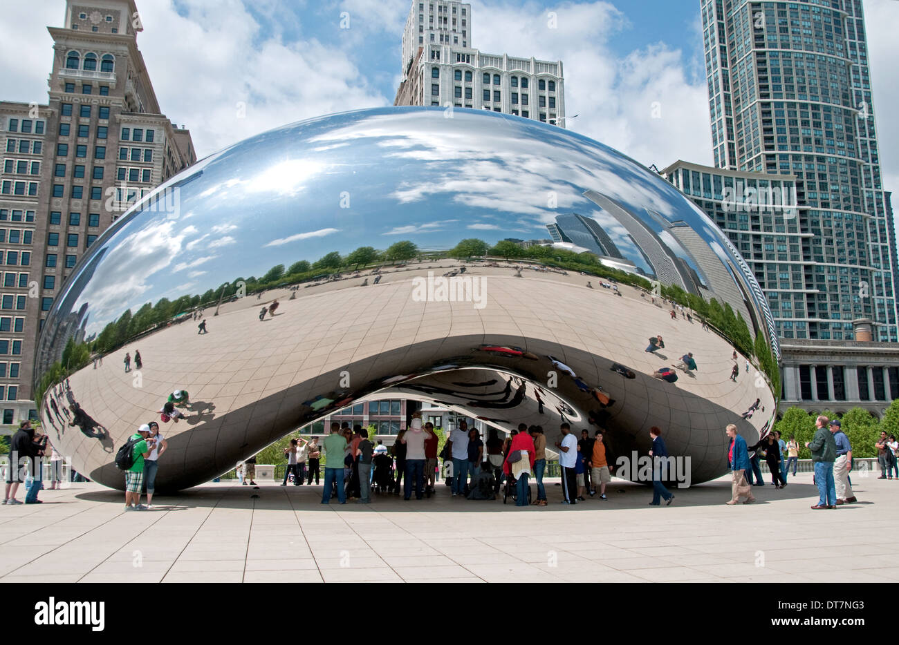 Cloud Gate, Millennium Park, Chicago, Illinois, USA Stock Photo - Alamy