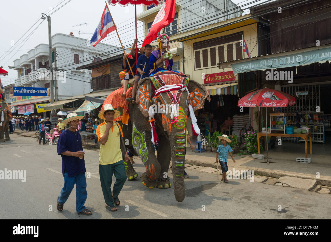 Elephant ordination ceremony hi-res stock photography and images - Alamy