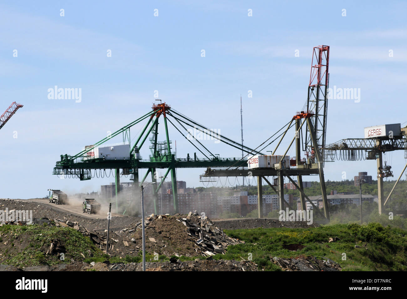 Canadian container terminal hi-res stock photography and images - Alamy
