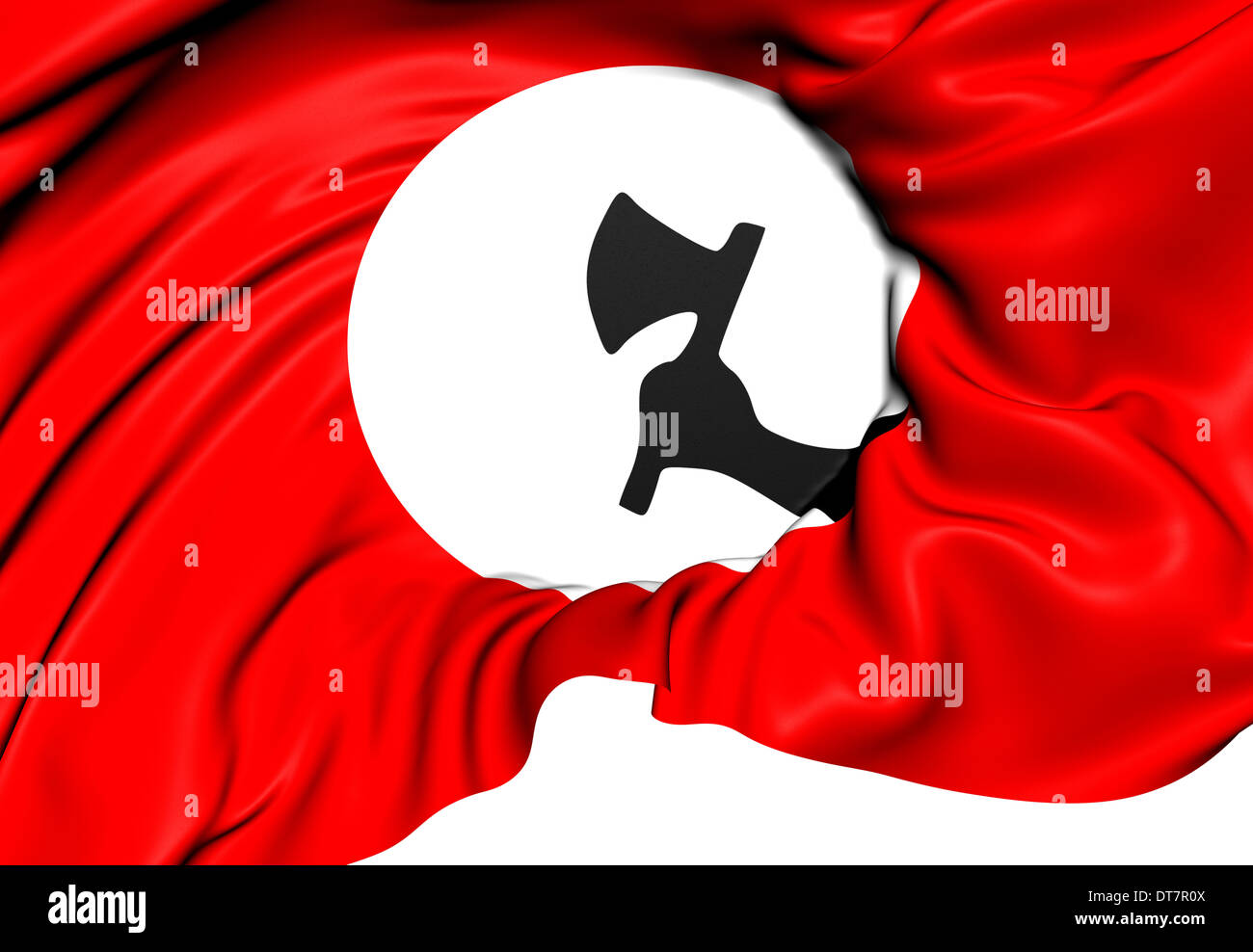 Sindhi Nationalists Flag. Close Up Stock Photo - Alamy