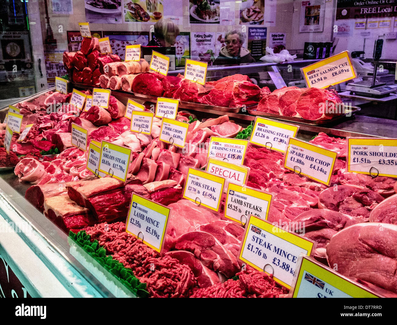 Old Butchers Shop Window