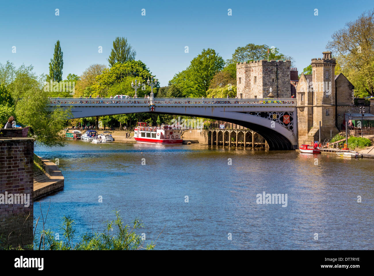 Lendal Bridge over River Ouse, York Stock Photo - Alamy
