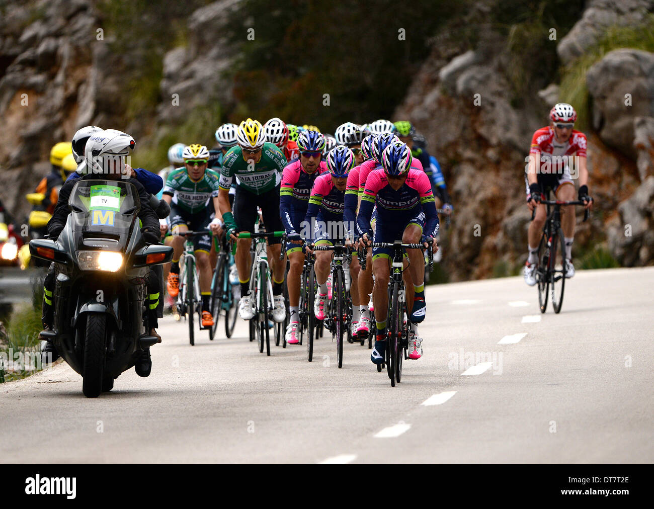 American Cyclist Chris Horner in the 2014 Challenge Majorca Cycling ...
