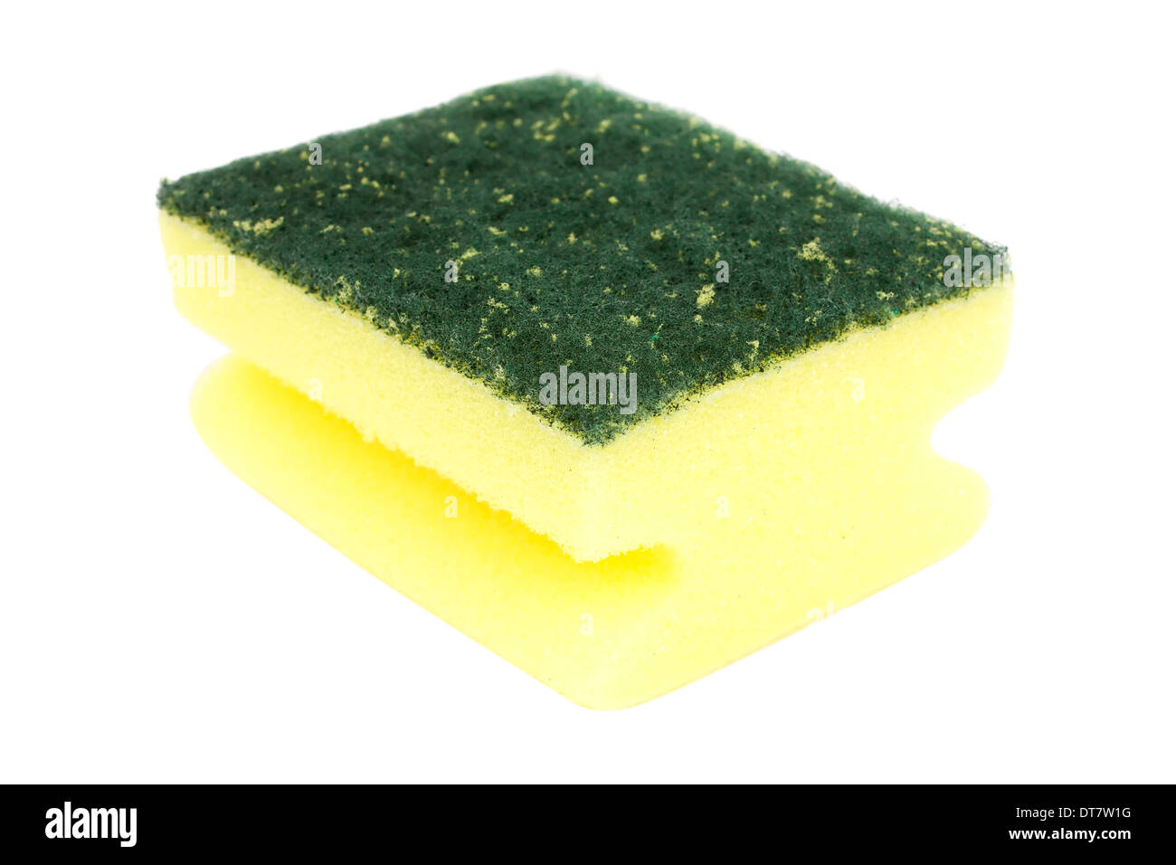 Sponge isolated on white background Stock Photo - Alamy