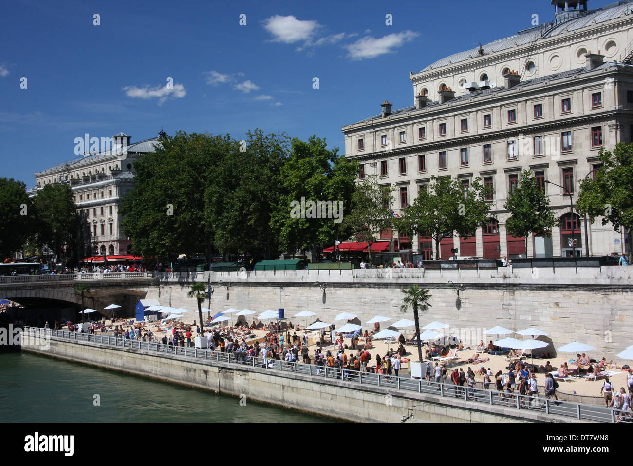 View of Paris during summer Stock Photo - Alamy