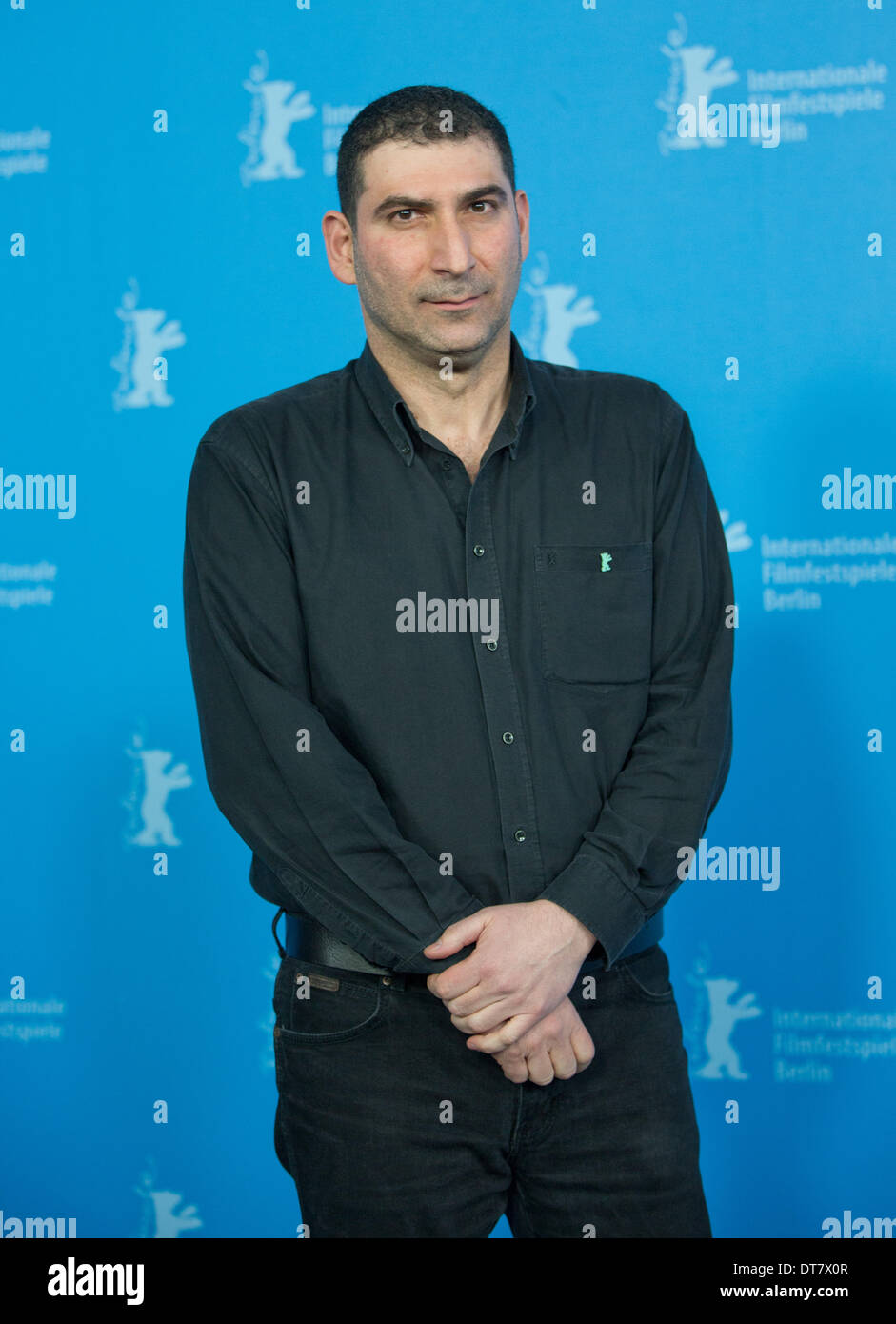 Berlin, Germany. 11th Feb, 2014. Director Yannis Economides poses ...