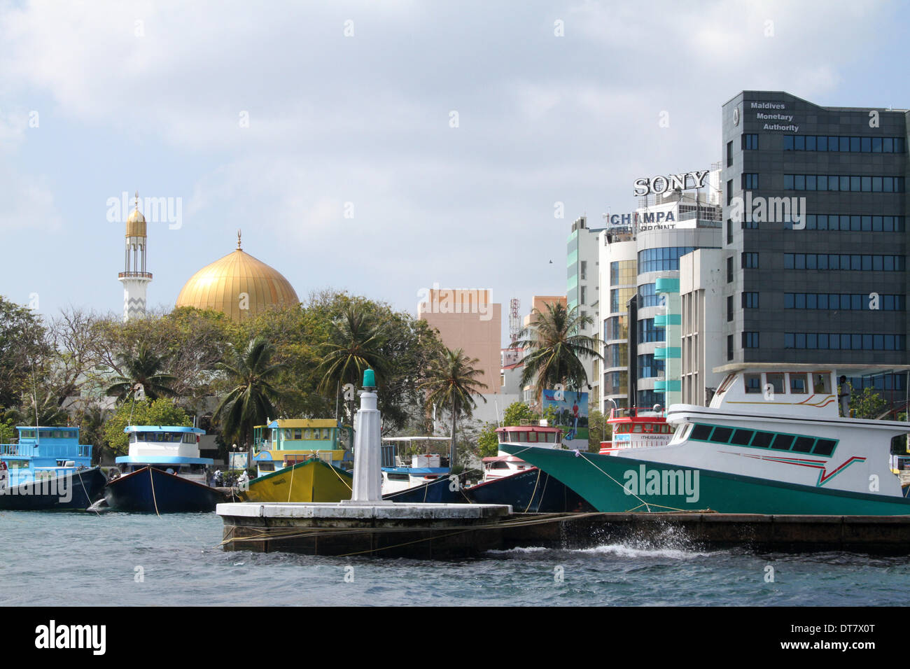 Maldives - Male - Port view - January 2014 Stock Photo - Alamy