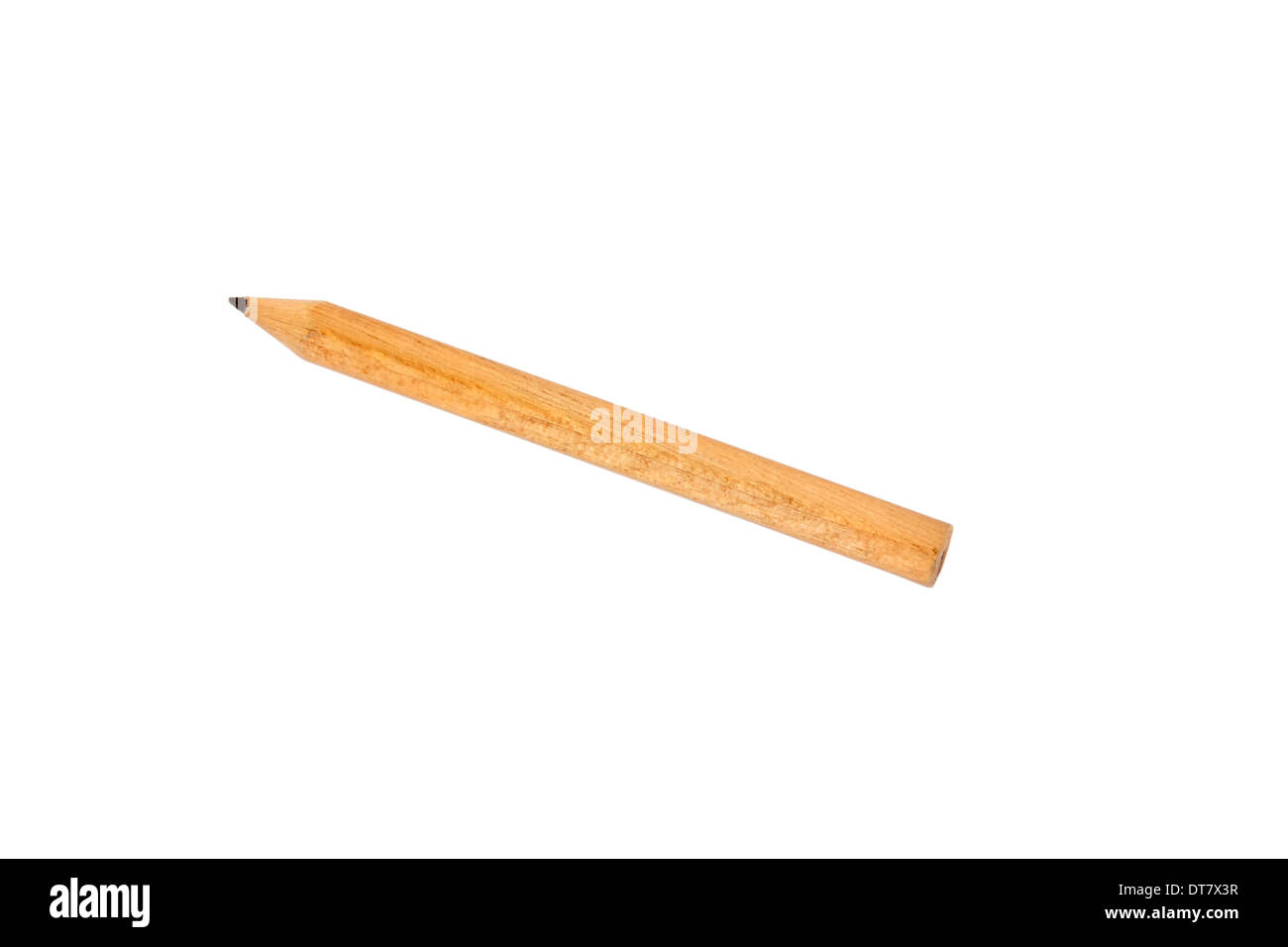 Single pencil isolated on white background Stock Photo - Alamy