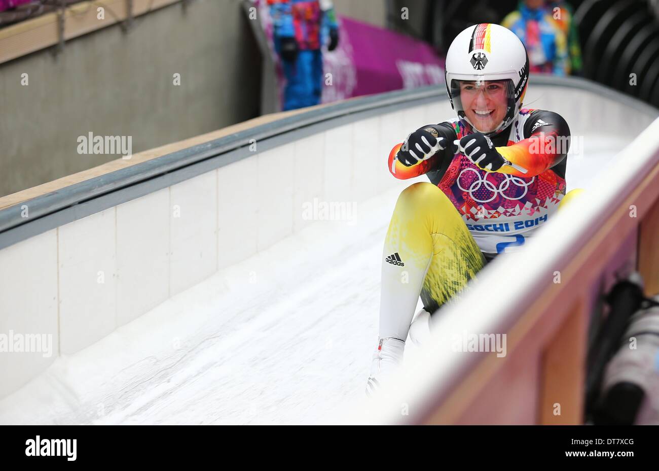 Krasnaya Polyana, Russia. 11th Feb, 2014. Natalie Geisenberger of ...