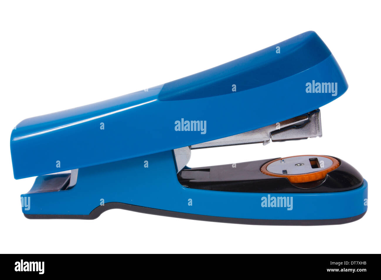 Single stapler isolated on white background Stock Photo - Alamy