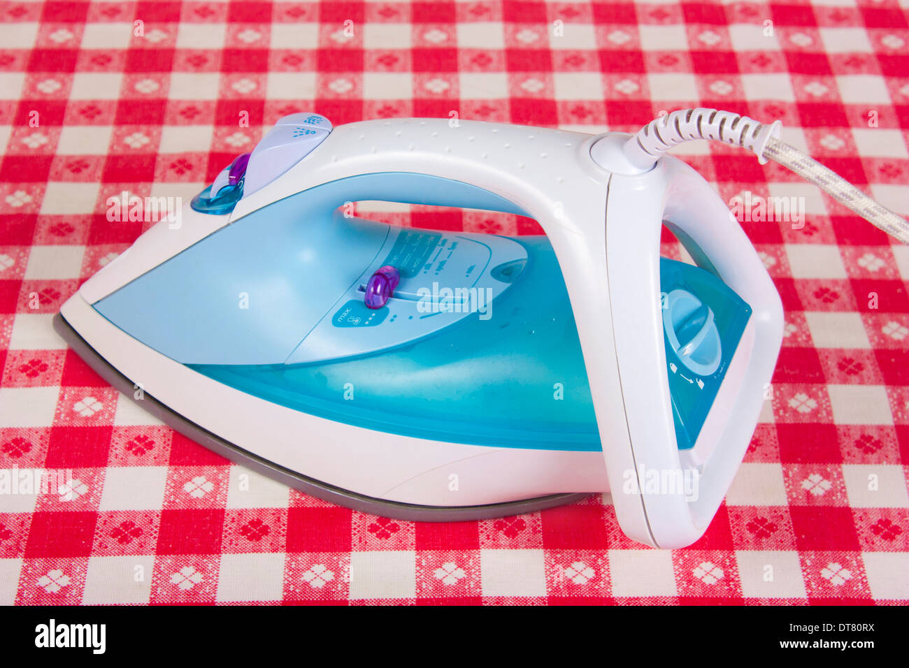 Electric steam iron on white hi-res stock photography and images - Alamy