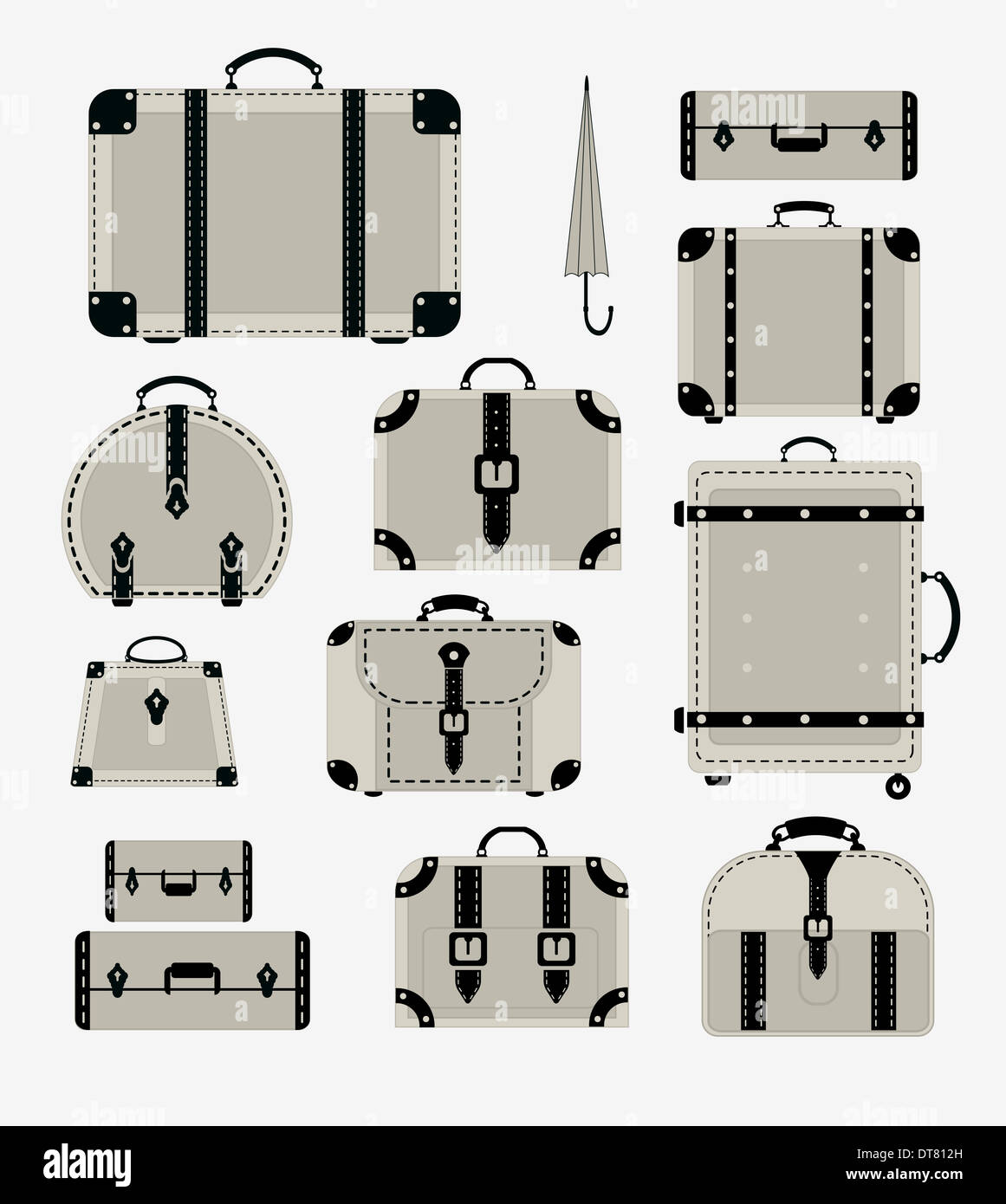 Old trunks Cut Out Stock Images & Pictures - Alamy