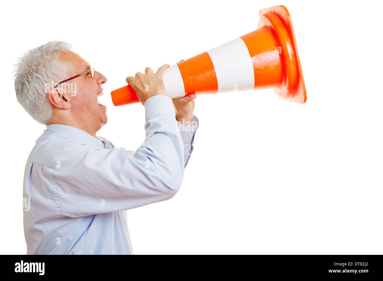 Angry man screaming hi-res stock photography and images - Alamy