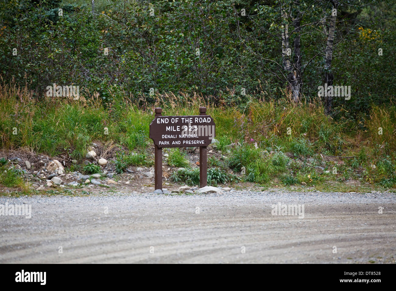 Denali national park sign hi-res stock photography and images - Alamy