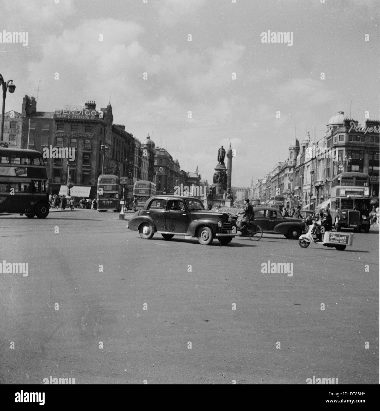 1960s historical, motor traffic in Dublin, Ireland Stock Photo - Alamy