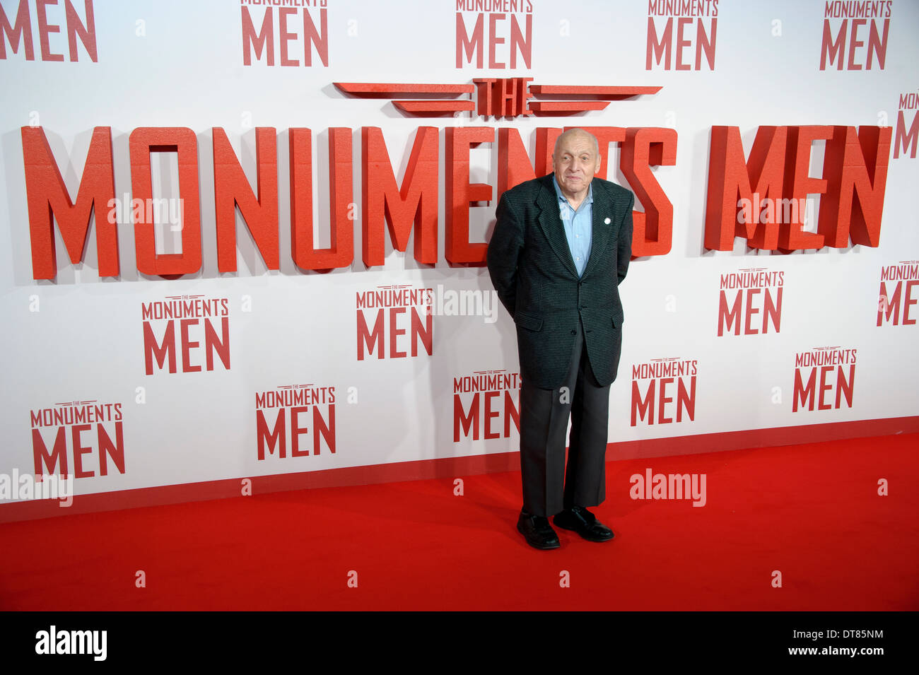 Harry Ettlinger arrives for the UK Premiere of "The Monuments Men" at a ...