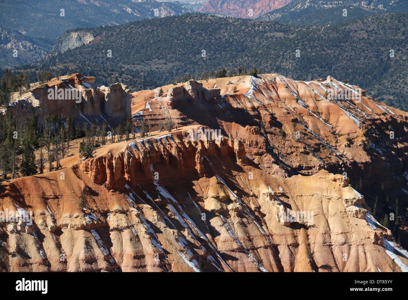 hiker in Cedar Breaks National Monument Utah Stock Photo - Alamy