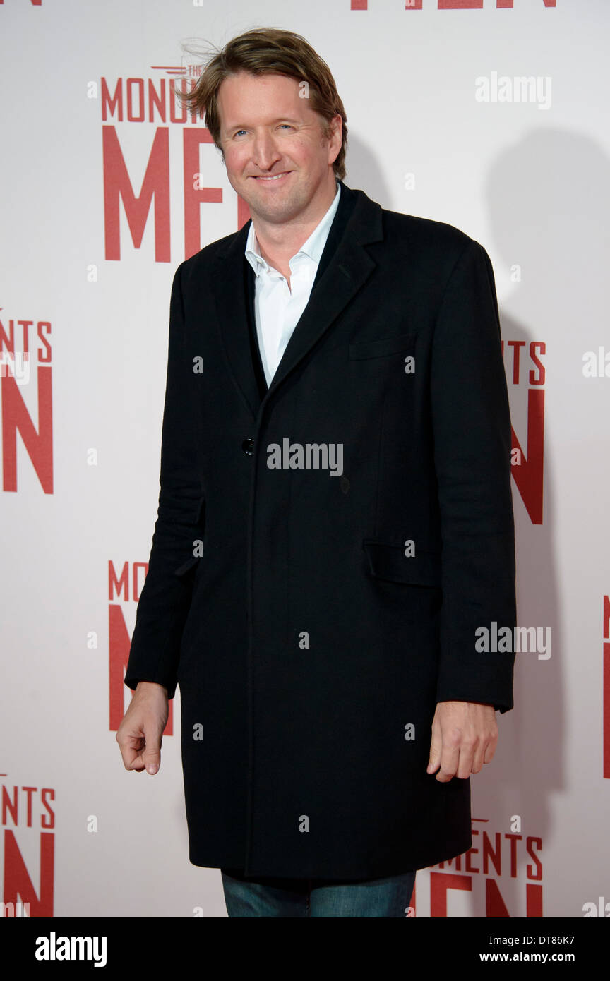 Tom Hooper arrives for the UK Premiere of "The Monuments Men" at a ...