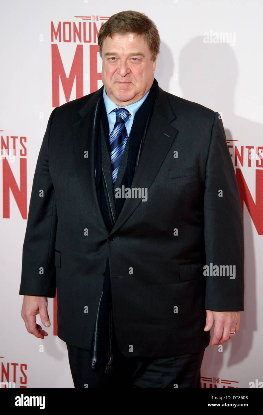John Goodman arrives for the UK Premiere of "The Monuments Men" at a ...