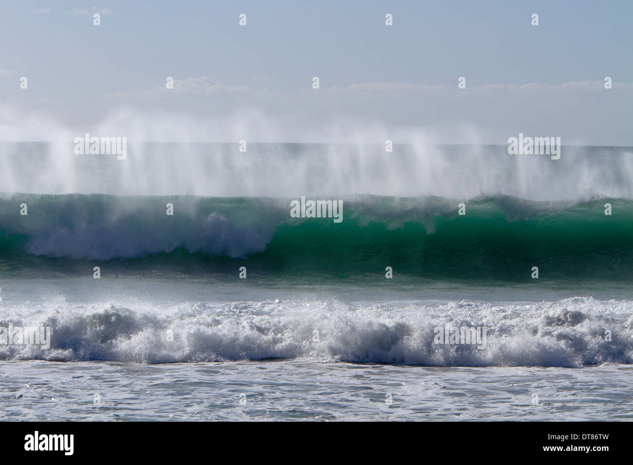 Mallorca Big waves sea Balearic island Spain Mediterranean Stock Photo ...