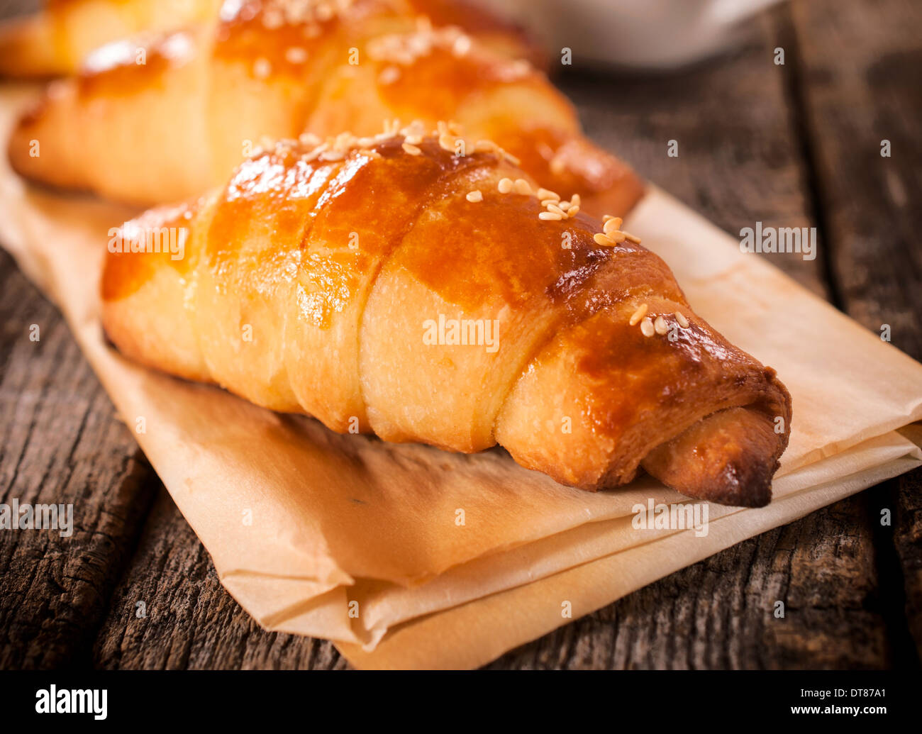 Mini butter croissant hi-res stock photography and images - Alamy