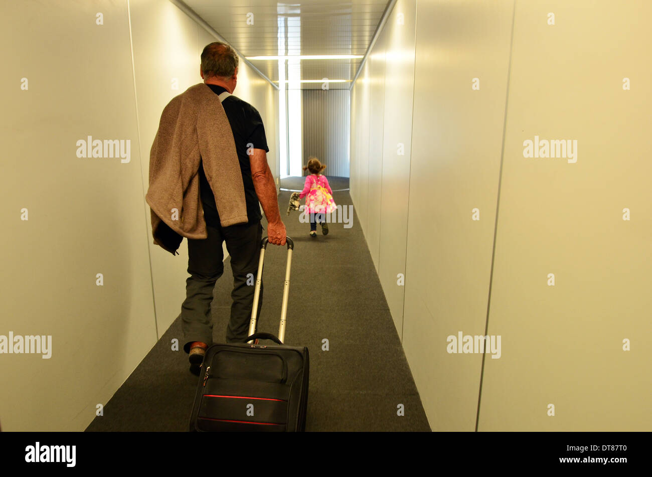 Airplane Jet Bridge Interior High Resolution Stock Photography and ...