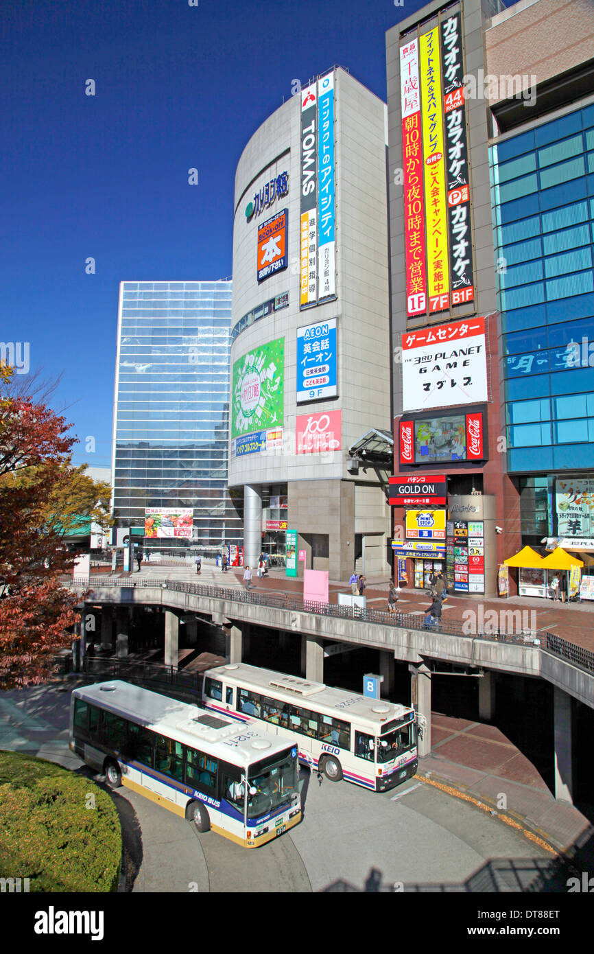 Tama Center railway station front shopping complex Tokyo Japan Stock ...