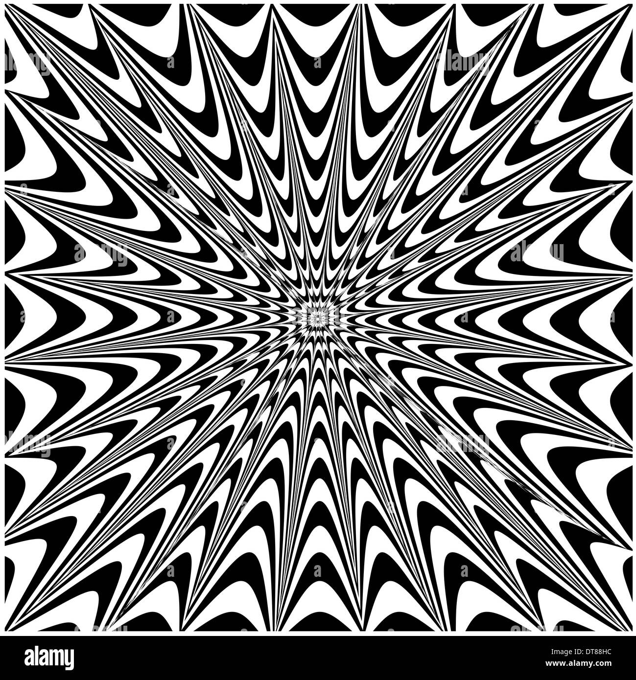 Psychedelic Pulse background vektor illustration Stock Photo - Alamy