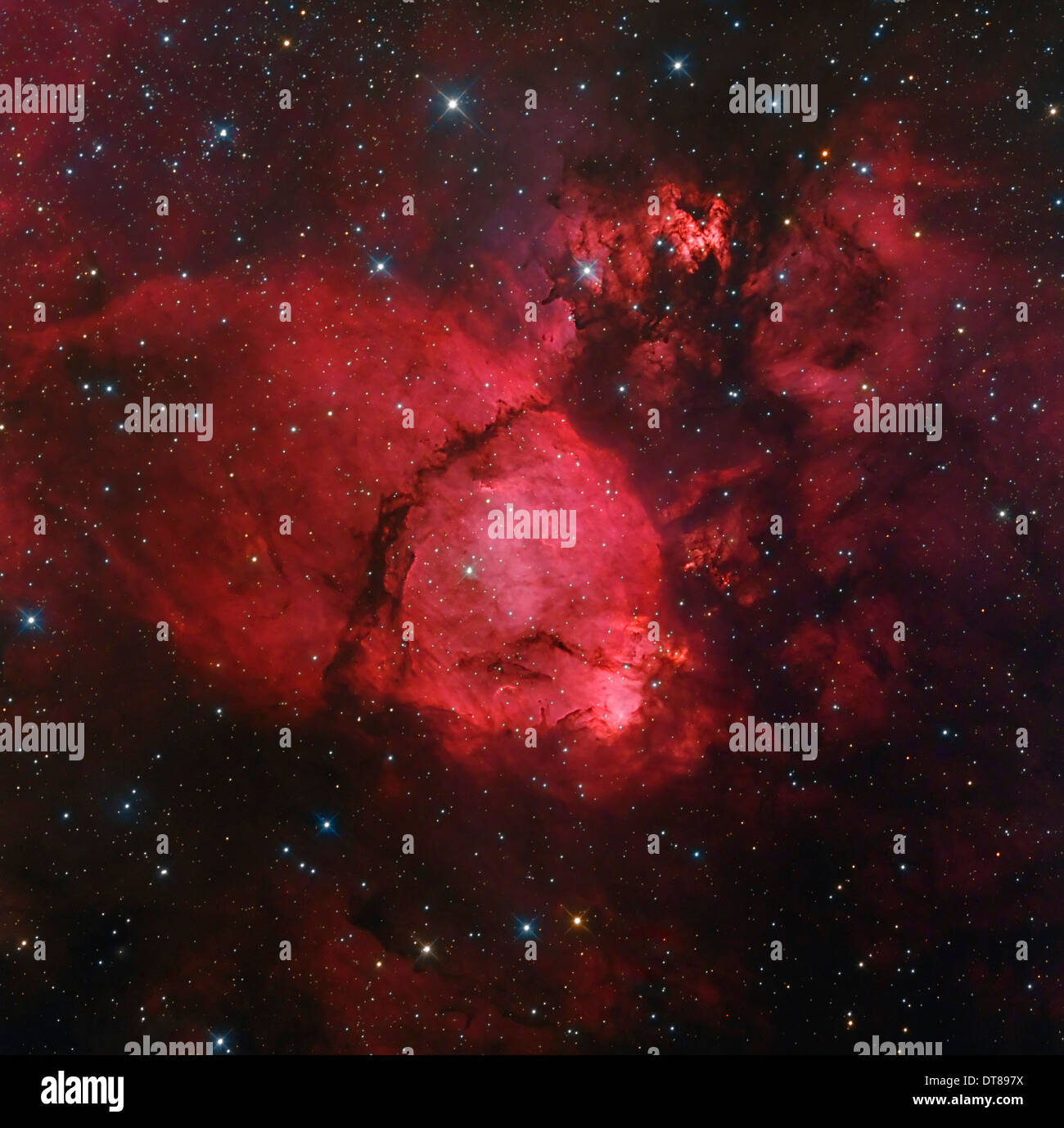 NGC 896 in the Heart Nebula in Cassiopeia Stock Photo - Alamy