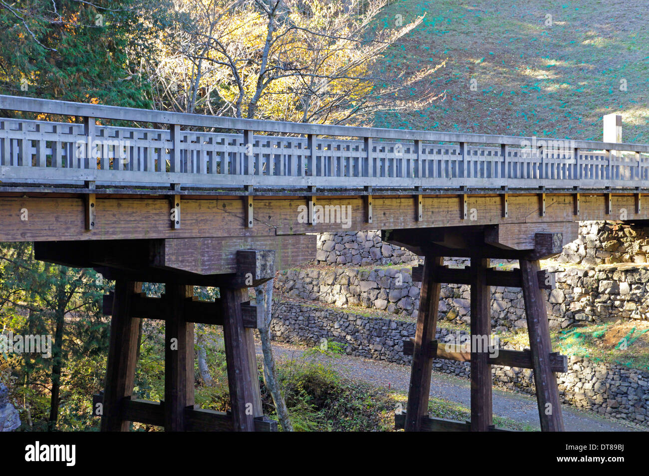 Hachioji Castle Hikibashi bridge Tokyo Japan Stock Photo - Alamy