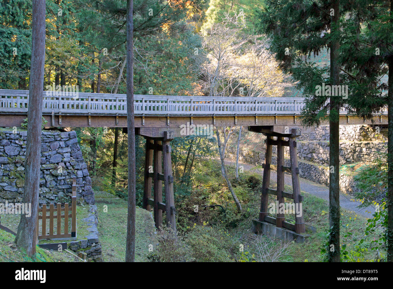 Hachioji Castle Hikibashi bridge Tokyo Japan Stock Photo - Alamy