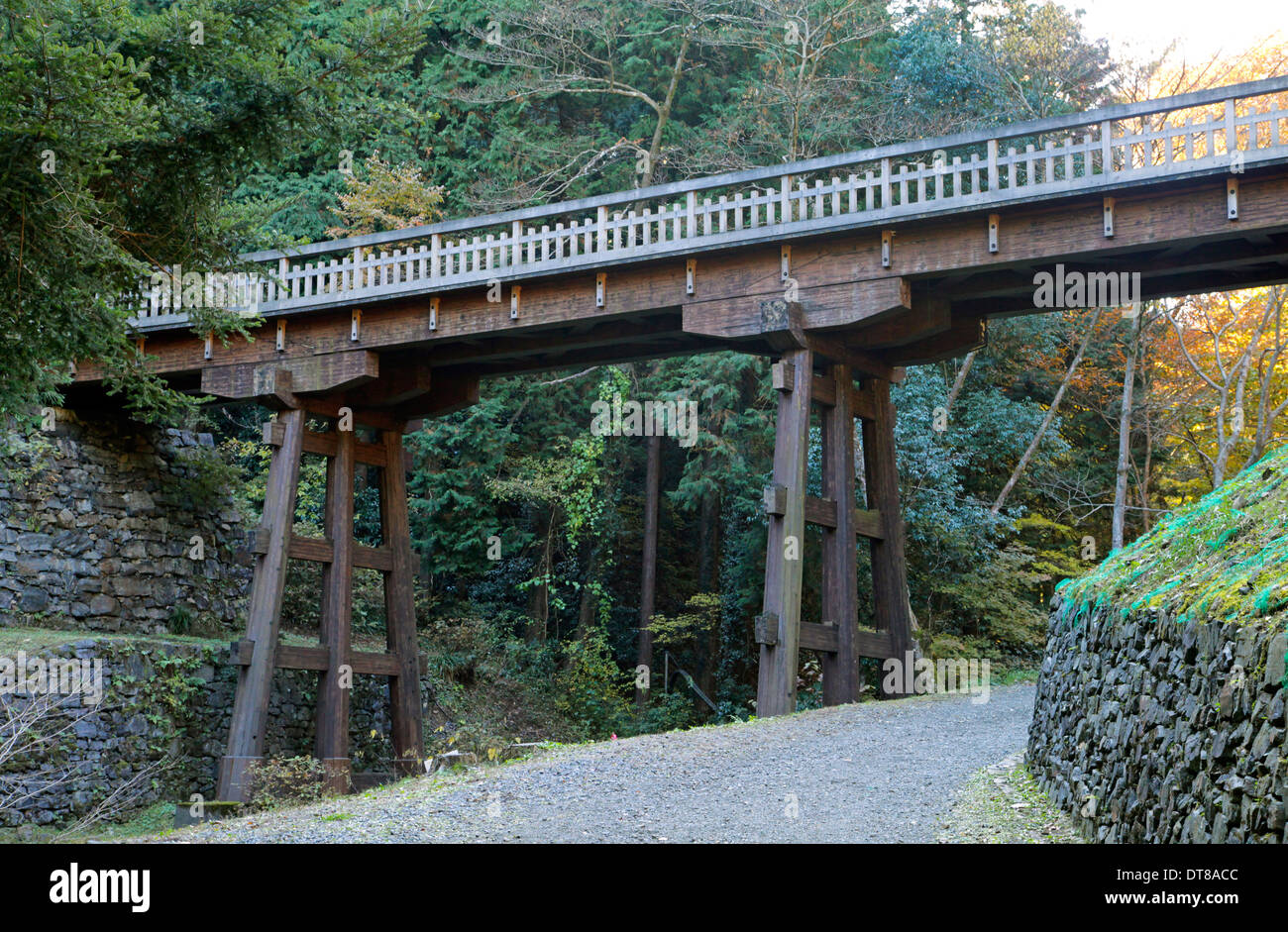 Hachioji Castle Hikibashi bridge Tokyo Japan Stock Photo - Alamy