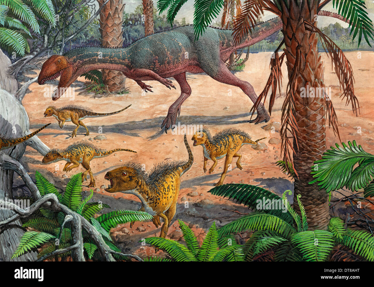 Mesozoic Era Landscape