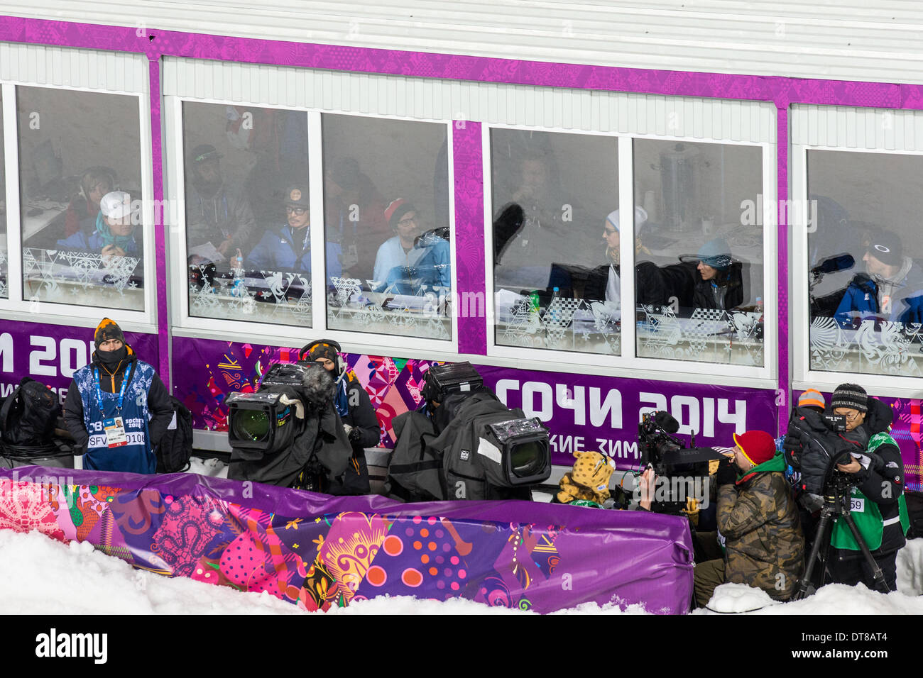 Sochi, Russia. 11th Feb, 2014. Rosa Khutor Extreme Park. The Olympic ...