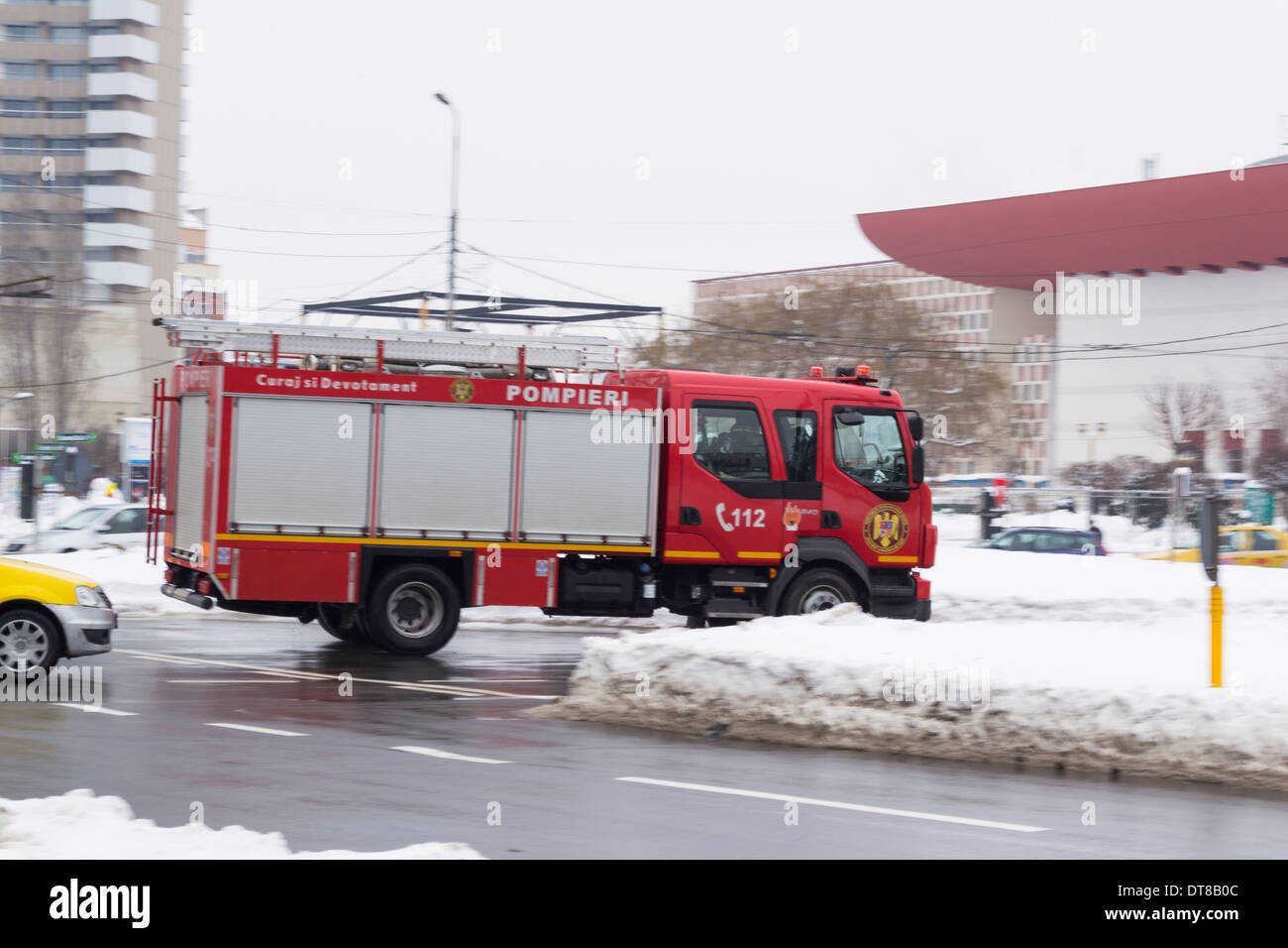 Fire truck ladder motion hi-res stock photography and images - Alamy