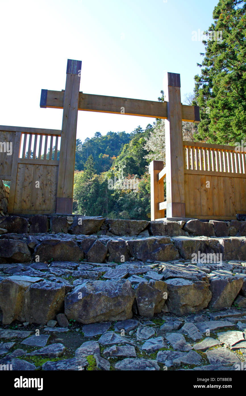 The Kabuki-mon gate Hachioji Castle Tokyo Japan Stock Photo - Alamy