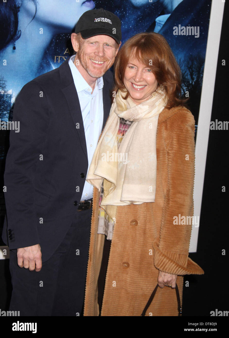 New York, New York, USA. 11th Feb, 2014. Actor RON HOWARD and CHERYL ...