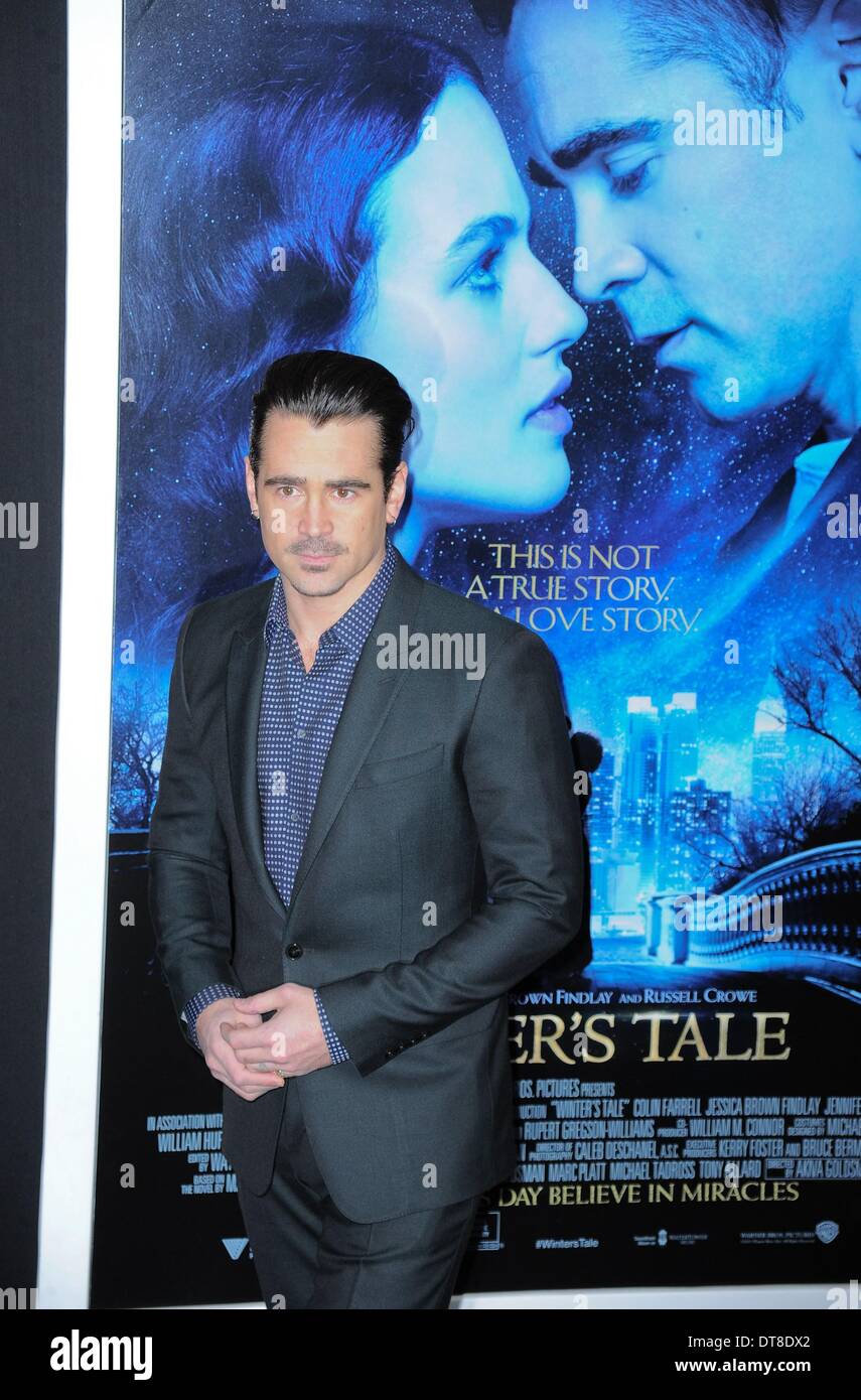 New York, NY, USA. 11th Feb, 2014. Colin Farrell at arrivals for WINTER ...