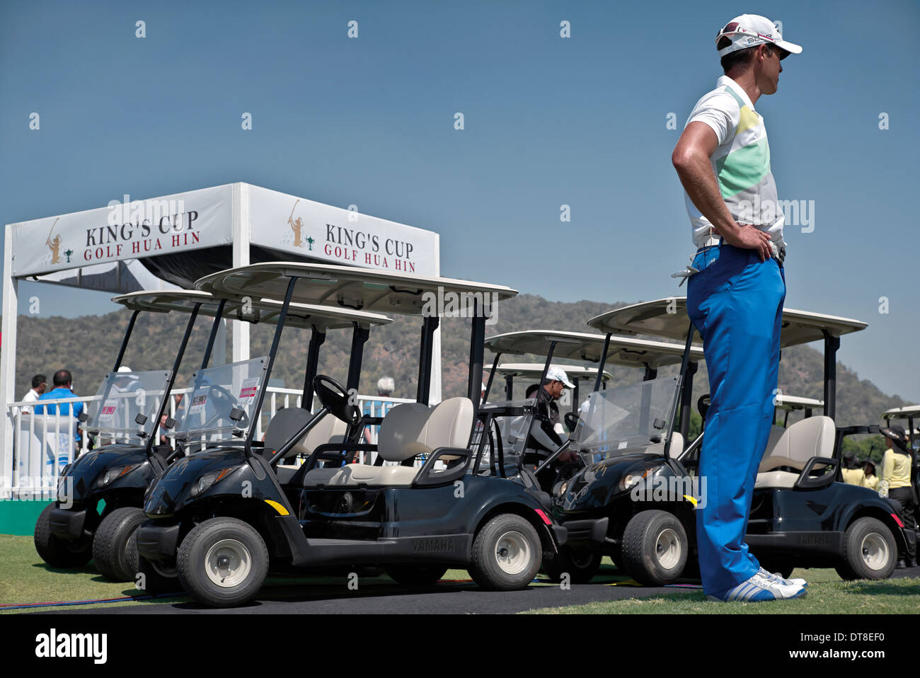 Golf buggies hi-res stock photography and images - Alamy