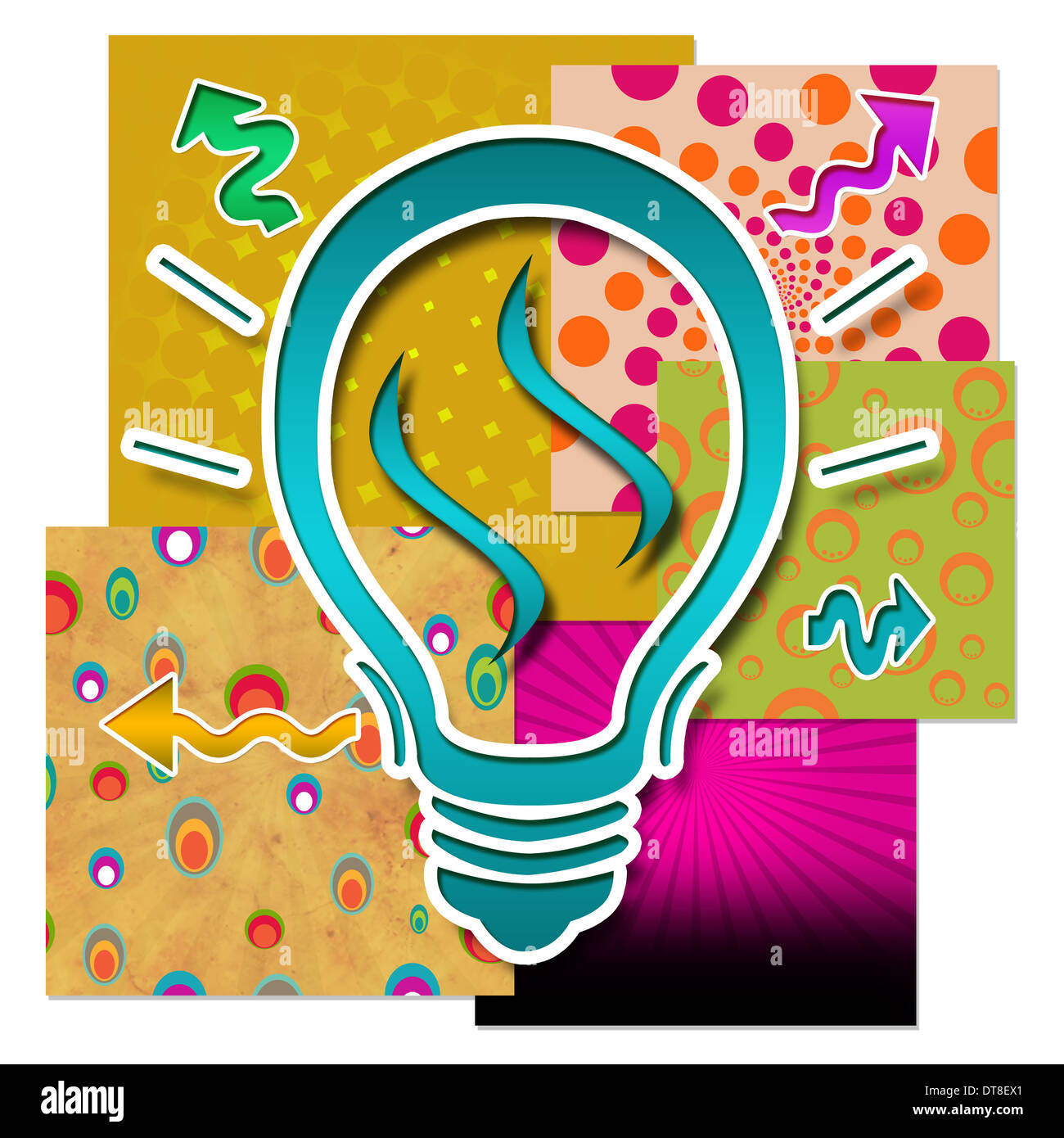 Colourful Creative Idea Stock Photo - Alamy