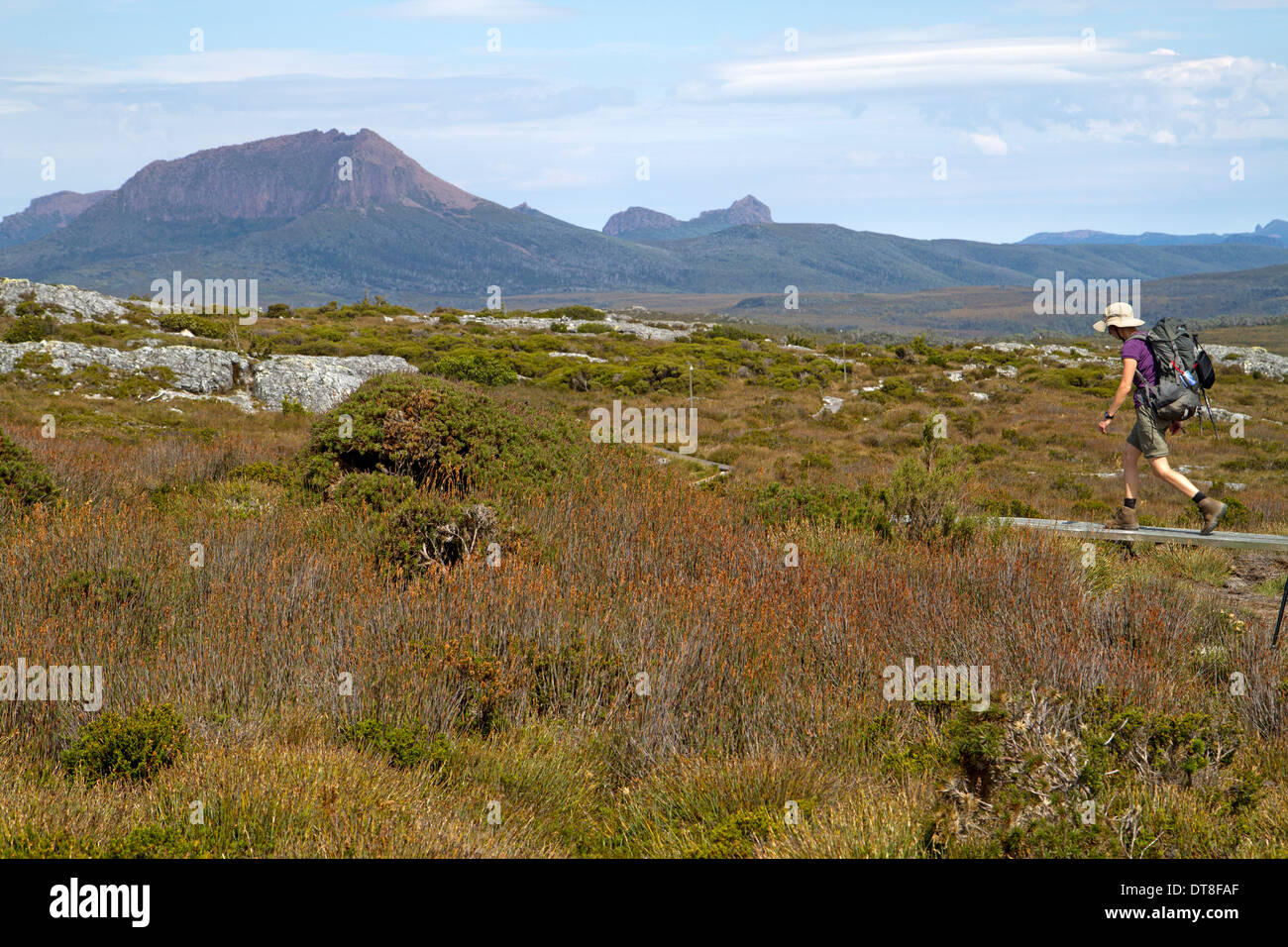 Hike overland track hi-res stock photography and images - Alamy