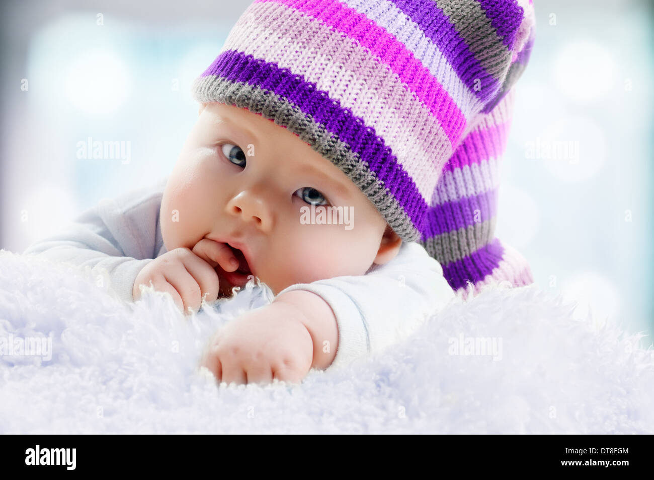 small child with a cap Stock Photo - Alamy
