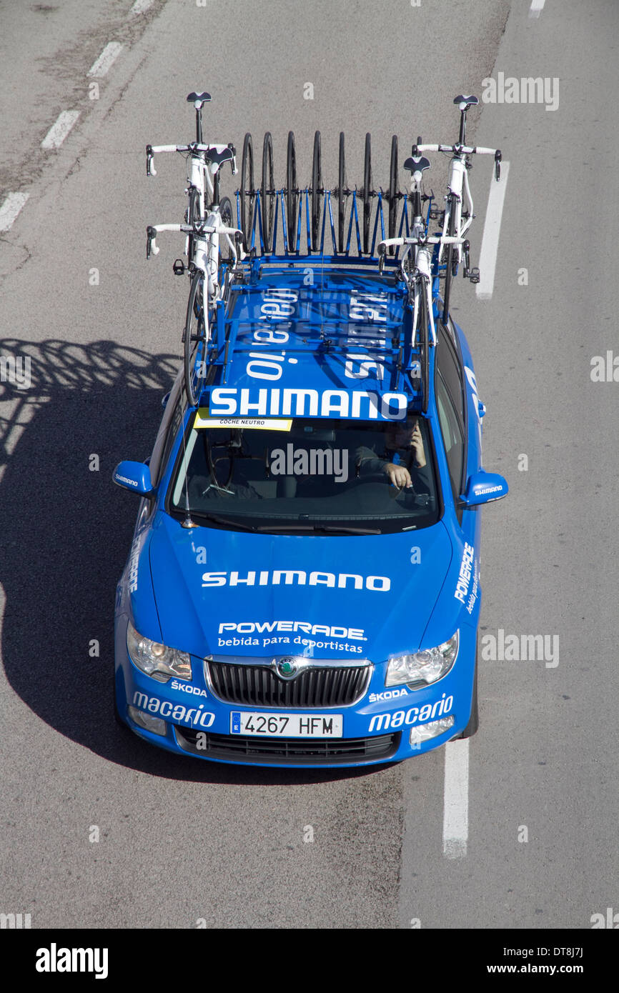 Cycling team support vehicle hi-res stock photography and images - Alamy