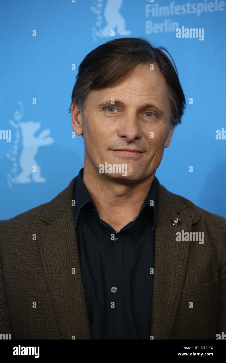 Berlin, Germany. 11th Feb, 2014. Danish-US actor Viggo Mortensen poses ...
