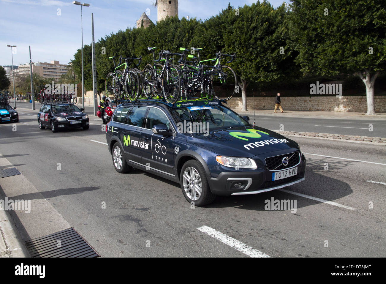 Movistar support car hi-res stock photography and images - Alamy