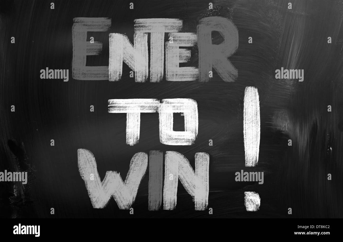 Enter To Win Concept Stock Photo - Alamy