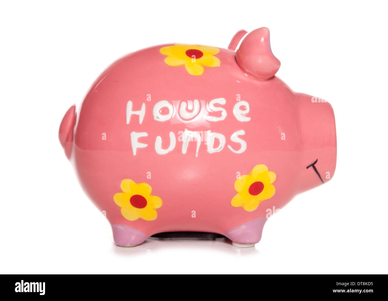 house funds piggy bank cutout Stock Photo - Alamy
